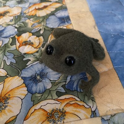 Needle Felted Toad Small Wool Toad Handmade Toad Sculpture - Etsy