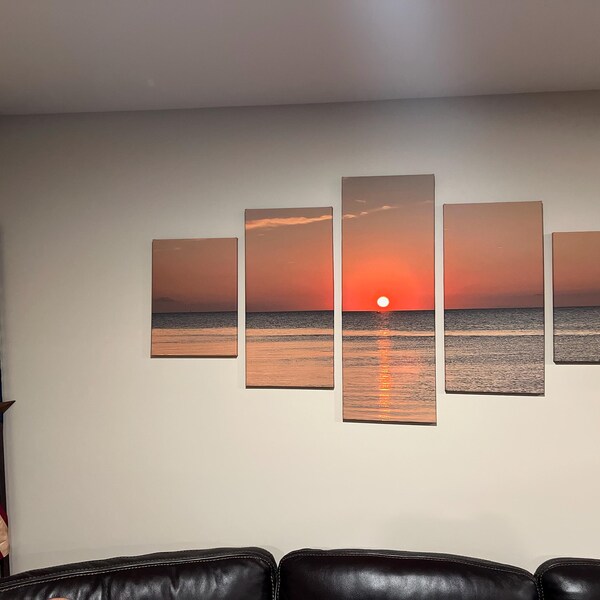 Personalized Photo to 3 Set Framed Canvas Print Wall Art With Your ...