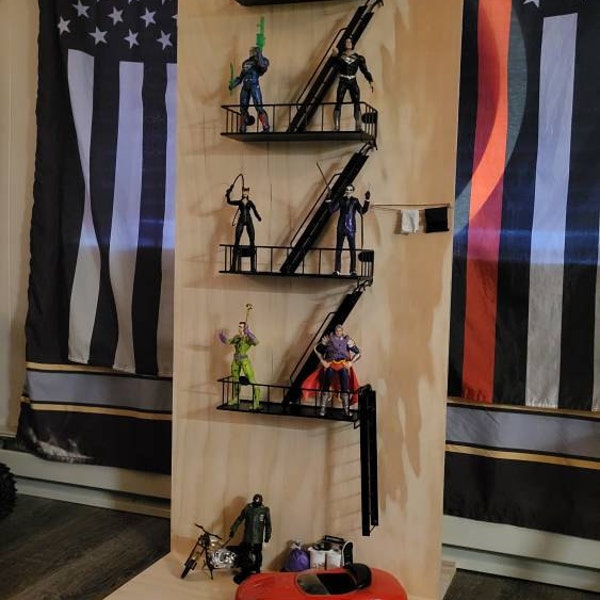 Action Figures Superheros Display Shelves Floating Cool Unique Shelf ...