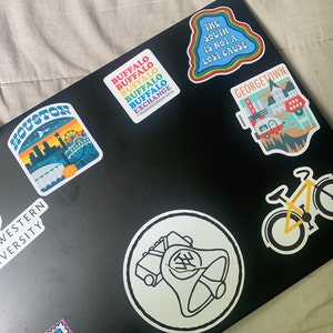 Denton Texas Courthouse Sticker Downtown Denton TX Vinyl | Etsy