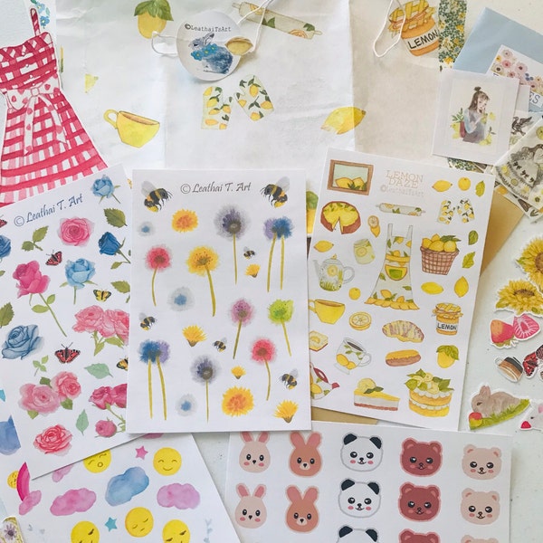 Cardinal Bird Stickers Red Cardinal Bird Stickers Seasonal Bird ...