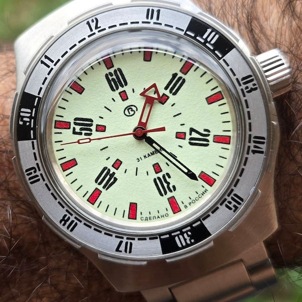 Limited Edition Vostok Cosmodiver Luna Dude Blue 14038B - Brand New ...