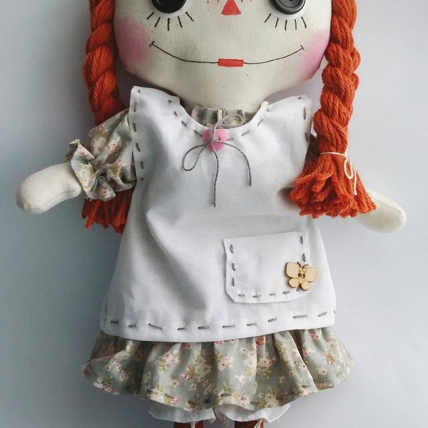 Primitive Doll PATTERN, PDF Sewing Pattern, Rag Doll Pattern, Raggedy ...