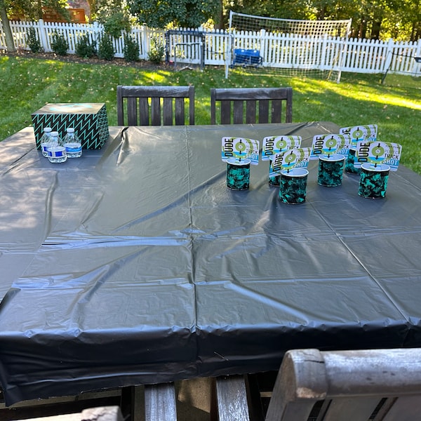Dude Ping Pong Trick Shots Backboard Birthday Game Ideas. Perfect for ...
