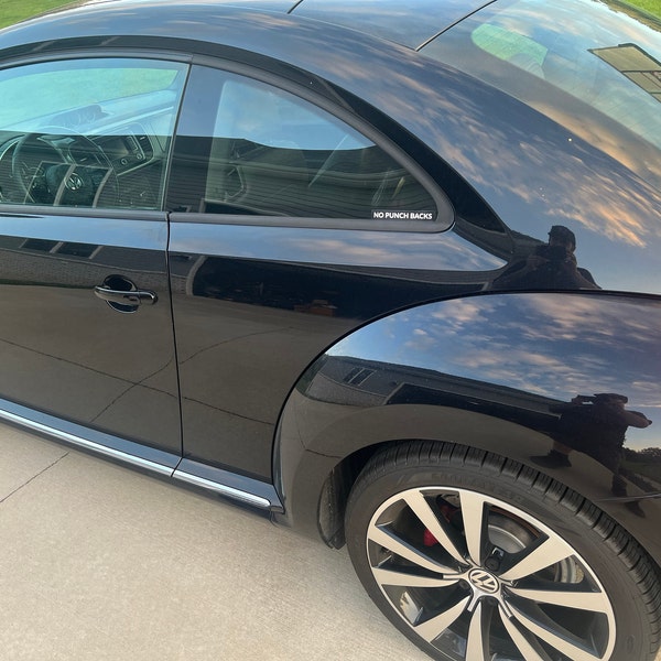 No Punch Backs Sticker - Slug Bug Decal - Water Bottle Stickers - Laptop Sticker - Etsy