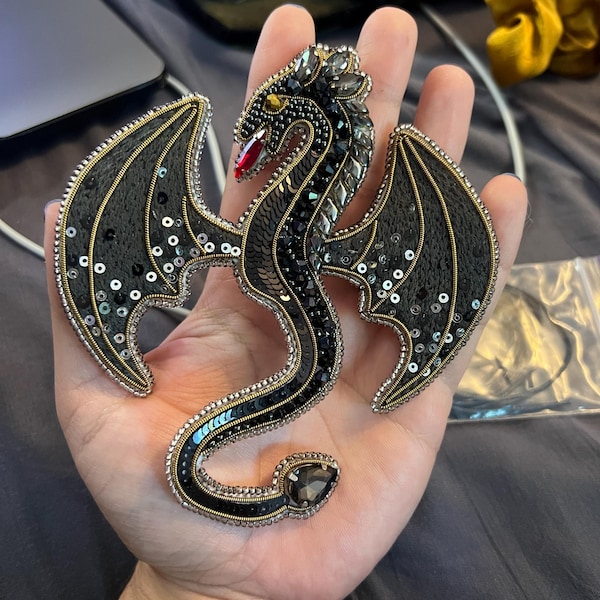 Bead Embroidery Kit Violet Butterfly. Seed Bead Brooch Kit. DIY Craft ...