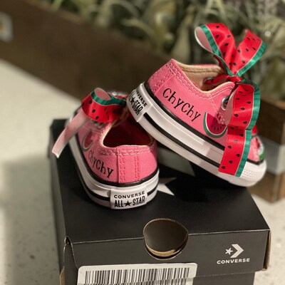 Watermelon Converse, Personalized Name, One in A Melon, Many Shoe ...