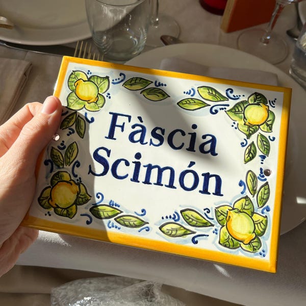 House Number Spanish, Signs for Home, Personalized Tile, Ceramic House ...