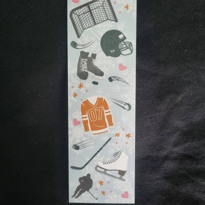 Ice Hockey Romance Bookmark, Ice Breaker Hannah Grace, Romance Bookmark ...