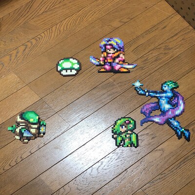 Final Fantasy 6 Perler Bead Sprite Phonograph Decor Geekery Video Game ...