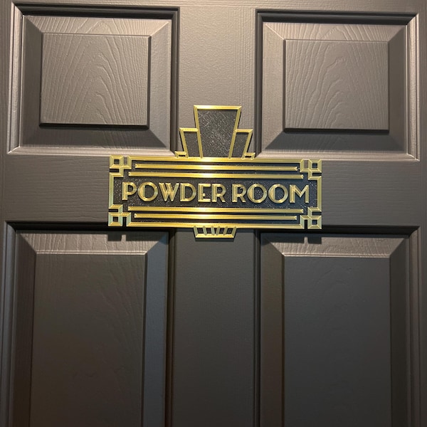 Custom Art Deco Sign Decor Home Art Deco 3D Printed Decoration Interior ...