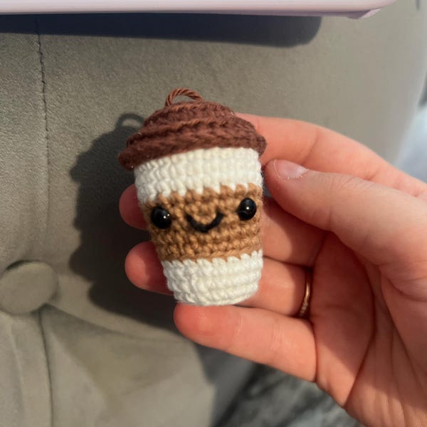 Coffee Cup Keychain Crochet Pattern - Etsy