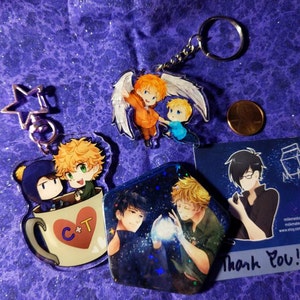 South Park Cup Craig and Tweek Keychain Charm Craig X Tweek Sp Craig ...