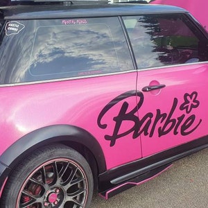 Barbie Car Sticker Label Tag TAG YOUR CAR Gift Ideas Automotive Car ...
