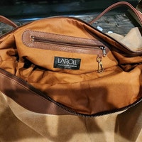 Taupe Leather Shoulder Bag Women Slouchy Leather Purse Large Leather ...