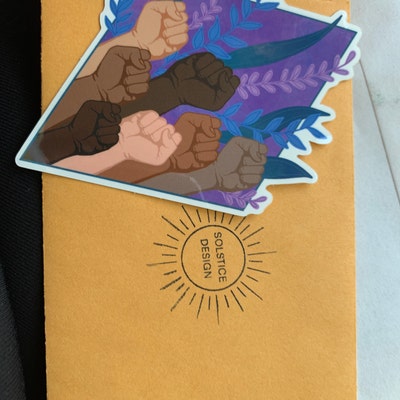 Solidarity Sticker in Support of the Black Lives Matter - Etsy