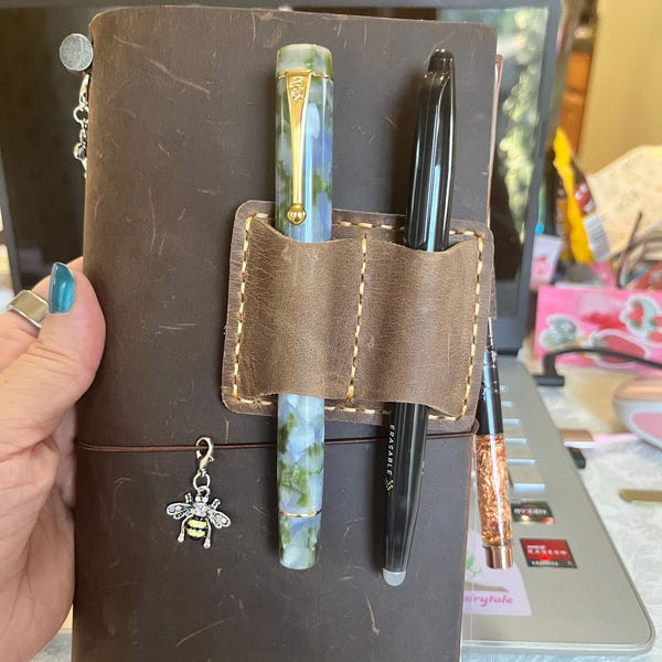 Handmade 4x6 Top Bound Notebook Cover, Vintage Leather Journal Cover ...