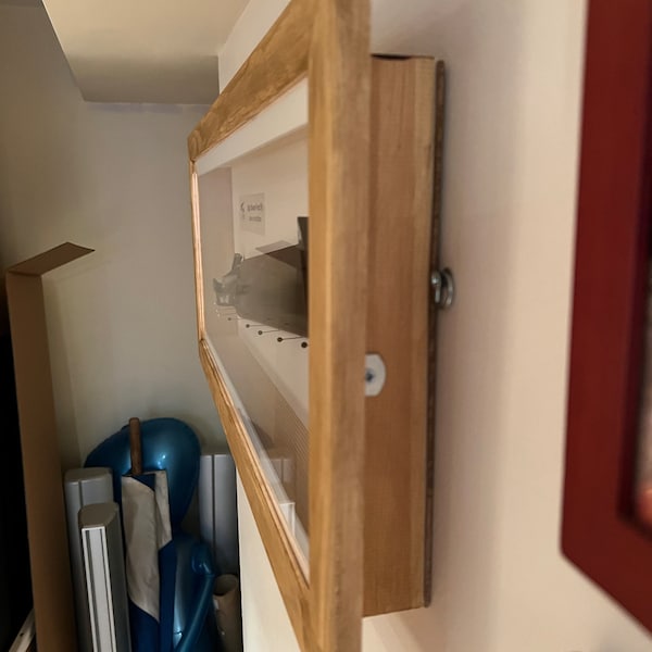 RECTANGLE Oblong Extra Deep Shadow Box Display Frame New Solid Oak ...