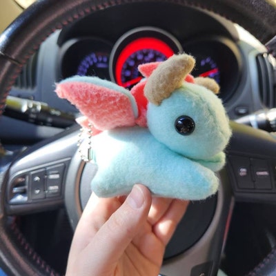 Customizable Plush Dragon Keychain - Etsy