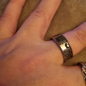 Black Wedding Ring Circuit Board Design 8mm Black Hammered Tungsten ...