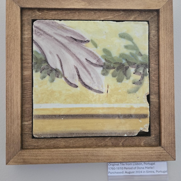 Ceramic Tile Wood Frame: Custom 8-inch X 8-inch Real Wood Frame for ...