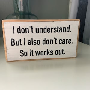 Spreadsheet, Funny Small Wooden Sign Office Desk Wood Sign Wooden Shelf ...