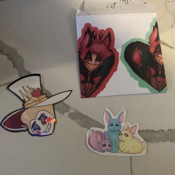 Alastor Bust 4 Color Ways Sticker - Etsy
