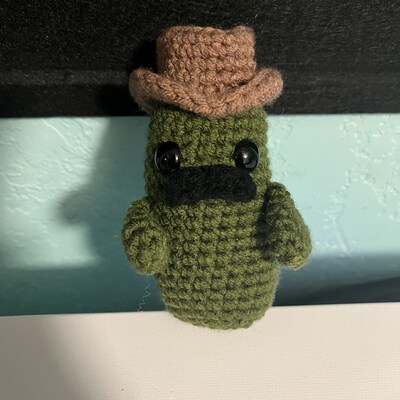 Worm in a Cowboy Hat Amigurumi Pattern PDF Bug Stampede Insect Creepy ...