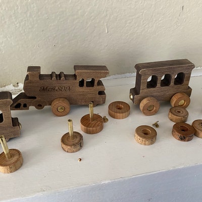 Personalized Train Name With Magnets Christmas Gift Toddler - Etsy