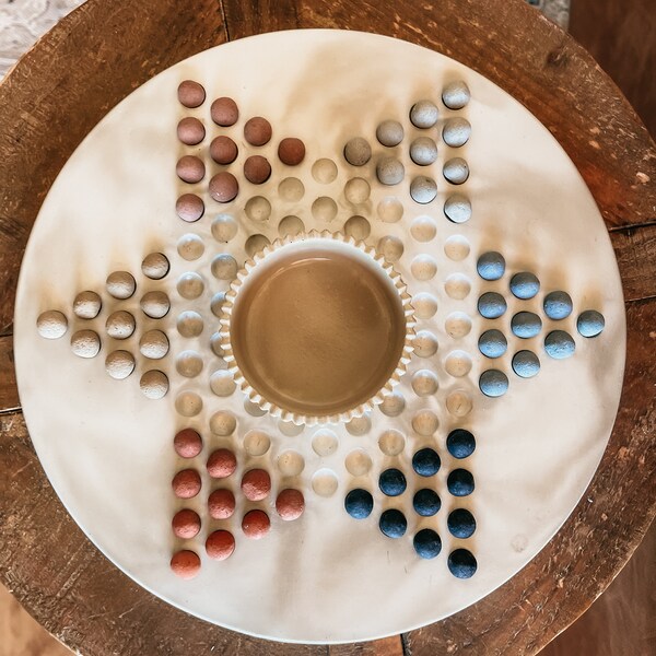 LUDUS | Concrete Handcrafted Board Game | Concrete Chinese Checkers ...