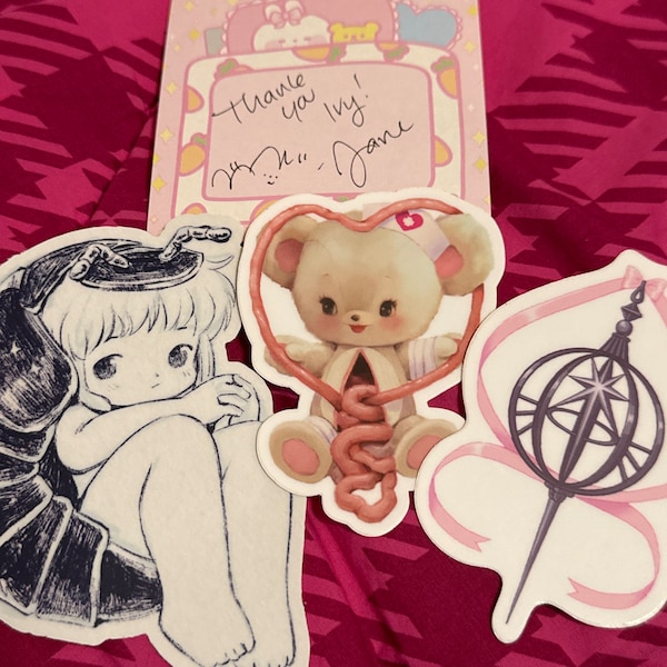 Bug in a Ball Sticker | Creepy Cute Isopod Girl Art on Waterproof Vinyl ...