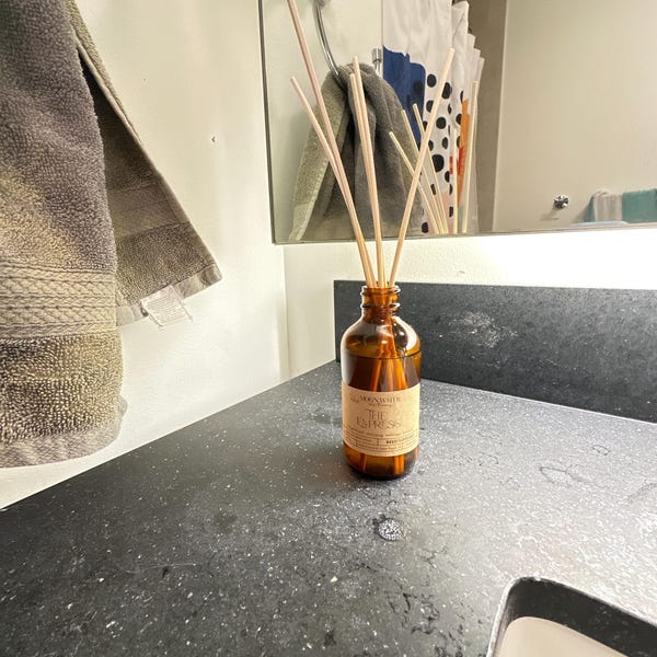 LAVENDER Reed Diffuser – Real Lavender Oil Home Fragrance Moon Water ...