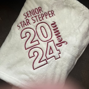 Personalized Cheerleader Blanket, Senior Cheerleader Blanket ...