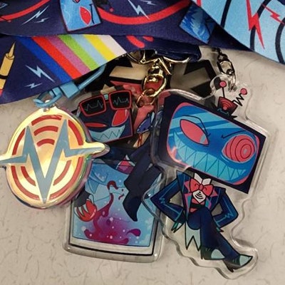 Vaggie Hazbin Hotel Keychain Cute Chibi Vaggie Charm - Etsy