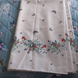 Sheepy Natural PVC Coated Tablecloth - Etsy