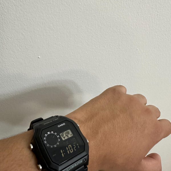 Mission Mods - Custom Casio AE1200 Hydro Blackout Digital Watch ...