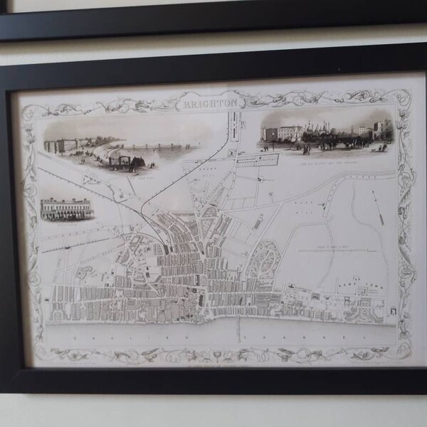 Old Map of London England UK Europe 1666 - Art Print - Vintage Poster ...