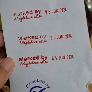 Personalized Teacher Stamp Self-inking Stamp, Teacher Writing Checklist ...