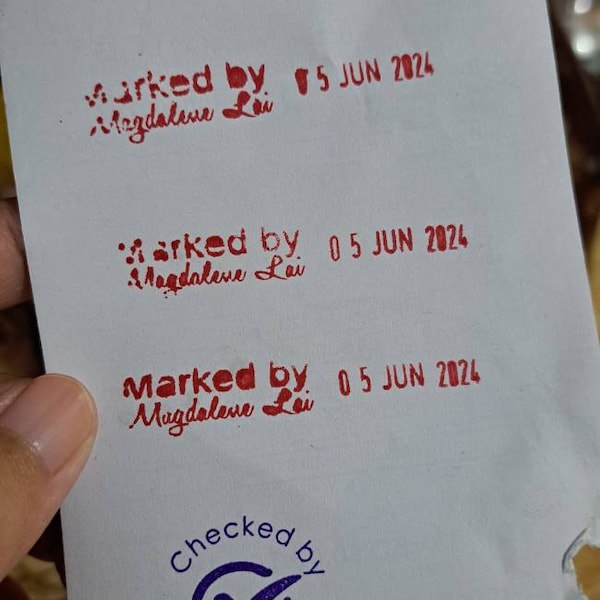 Custom Checklist Stamps,personalized Teacher Stamp Pre-inked Stamp ...