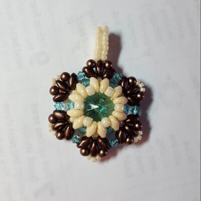 Tutorial Maho Pendant Beading Tutorials PDF Format - Etsy