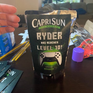 Video Game Chip Bag, Video Game Party Chips, Gamer Party Chip Bag ...