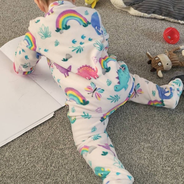 MATEI Footie One Piece Jumpsuit Pattern, Baby Onesie Pdf Pattern ...