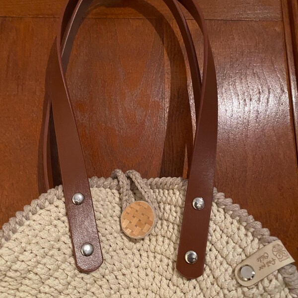 Bag Bottom Insert for Crochet Bags 18x8 Cm – 10 Colors Faux Leather ...