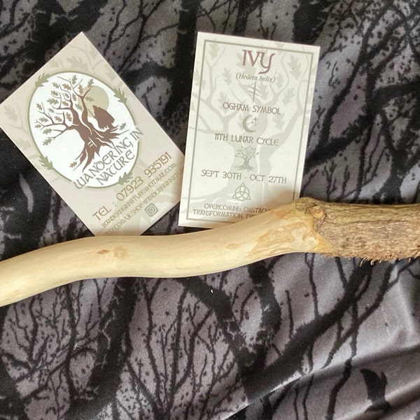 Hawthorn Ritual Ogham Wand Magical Forest Tools Hand Made to Order With ...