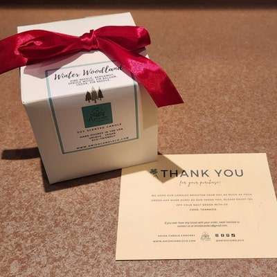 Christmas Tree Candle With Gift Box Soy Scented Candle Gifts for Plant ...