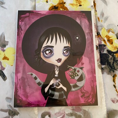 Strange and Unusual 8 X 10 Print Lydia Deetz Digital Illustration by ...