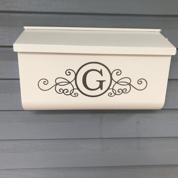 Mailbox Decal | Door Monogram | Address Decal | House Number Decal ...