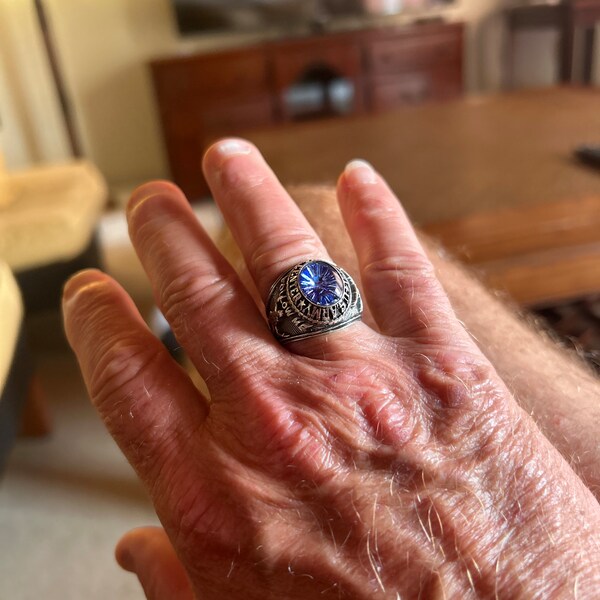 Custom Made Ring , Silver 925 , 1962 , Naval Ring , Class , New ...