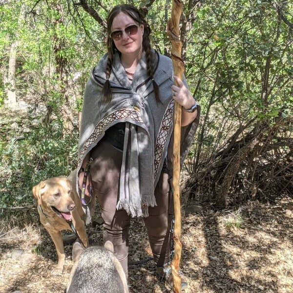 Multi Twsted Hazel Hiking Staff/ Ceremonial Staff - Etsy