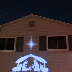 Nativity Scene Projector for Christmas Outdoor Lighting by Beffy Arts ...